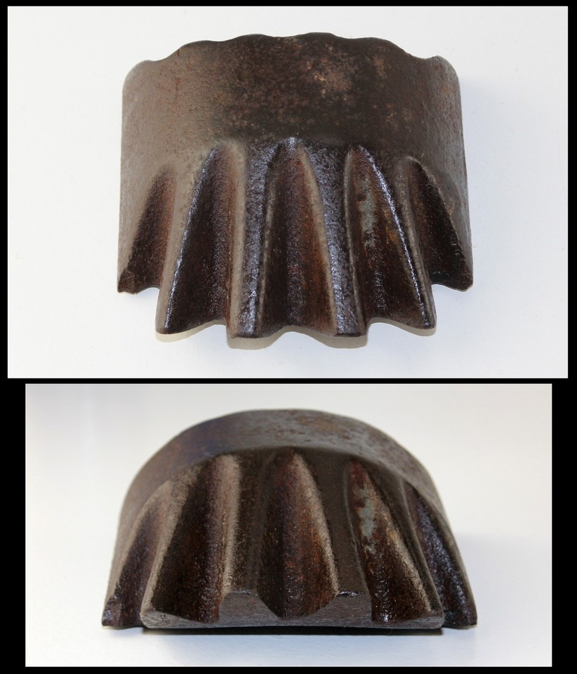 Antique 1800s Cast Iron Blacksmith Gutter Hand Forming Fluting Crimper ...