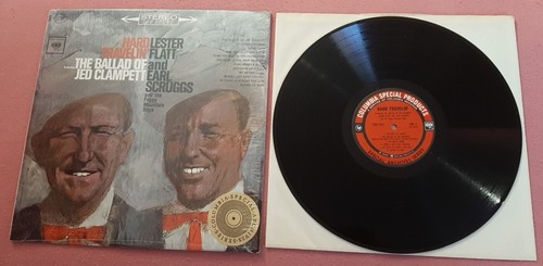 Lester Flatt & Earl Scruggs LP Hard Travelin' Columbia CSRP 8751 ex ...