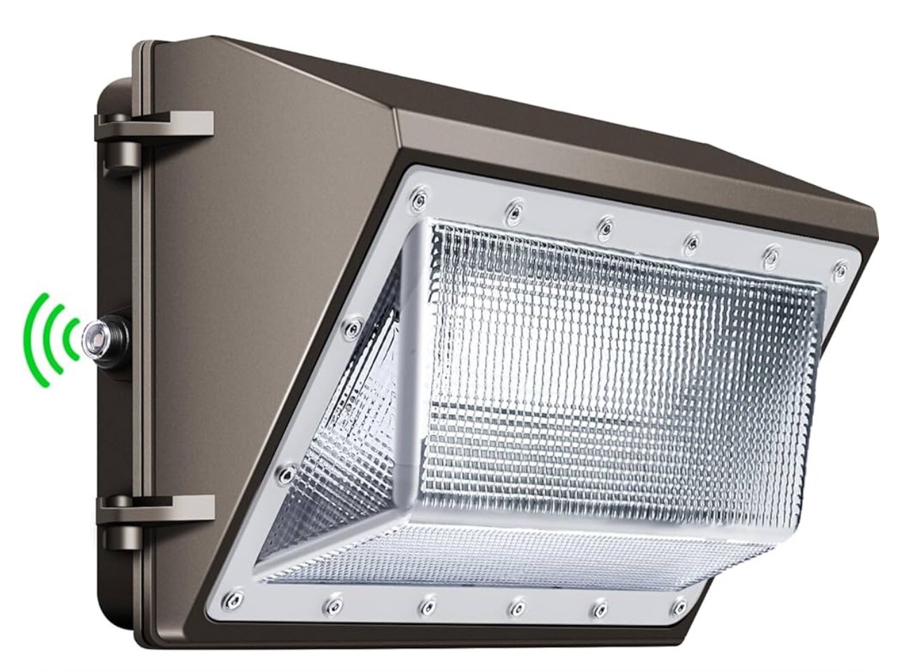 LEDMO 120W Commercial LED Wall Pack Light w/ Dusk To Dawn Photocell ...