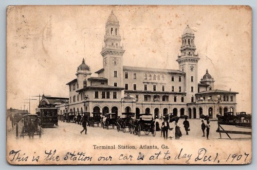 1907 Terminal Station Atlanta Georgia Postcard | eBay
