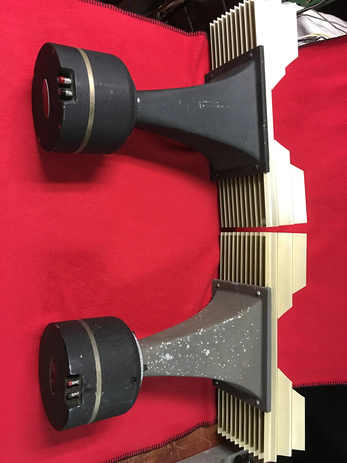 JBL Hartsfield 375 High Frequency Driver Pair & 537-509 Horn- Lens ...