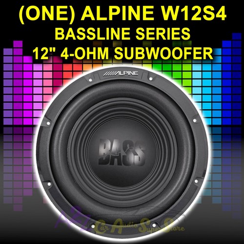 Alpine W12S4 12 inch 250W Car Subwoofer for sale online | eBay