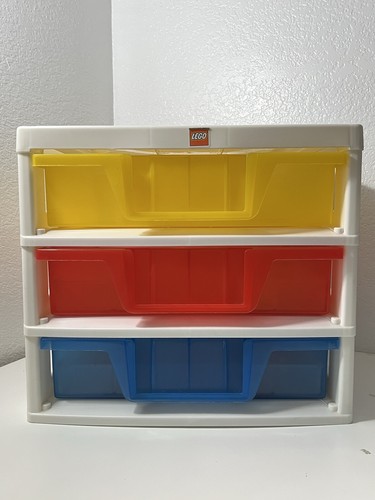Lego Iris Organizer Storage Container 3 Drawer Bin | eBay