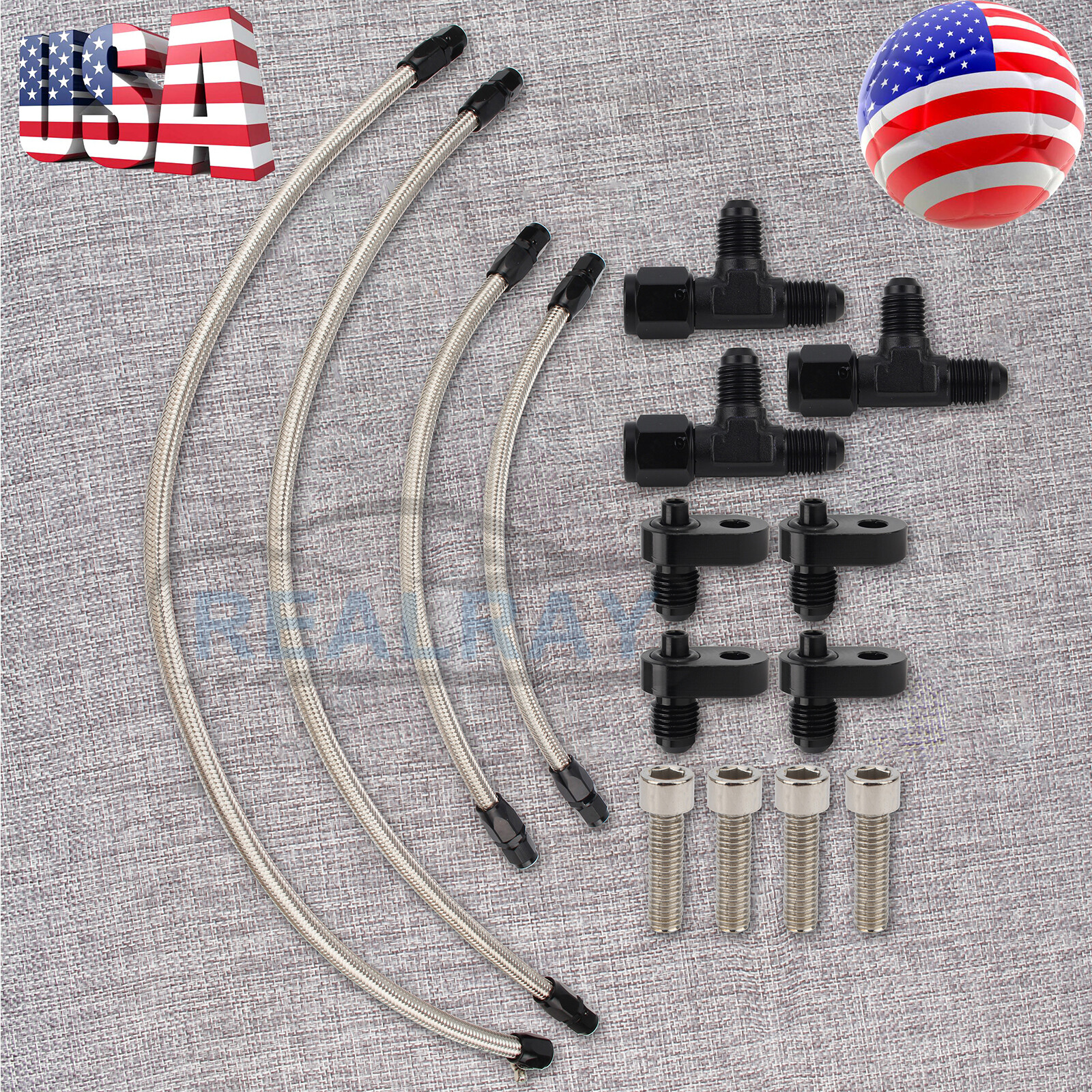 FAST 102 Steam Vent Kit / Complete LS1 LS6 LS3 Coolant Crossover SIlver ...