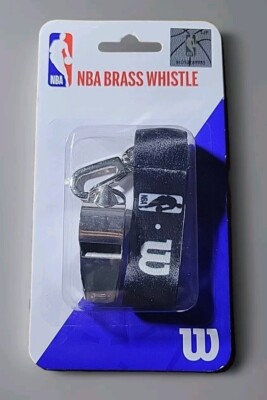 Wilson NBA Brass Whistle /w Lanyard | eBay