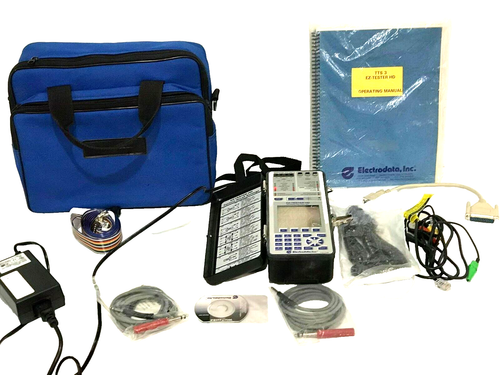 ELECTRODATA EZ TESTER TTS 3- T1 CARRIER TEST SET WITH ACCESSORY.USED ...
