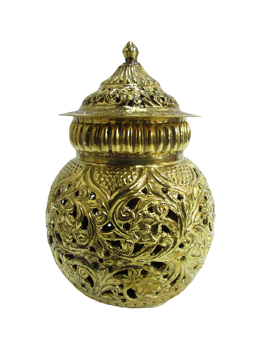 HINDU Goddess GARBO - BRASS - Diya Pot - Mataji / Navratri Pooja ...