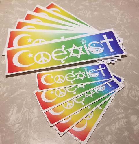 11 pk LGBTQ GAY PRIDE DAY COEXIST STICKERS RAINBOW PEACE LOVE SYMBOLS ...