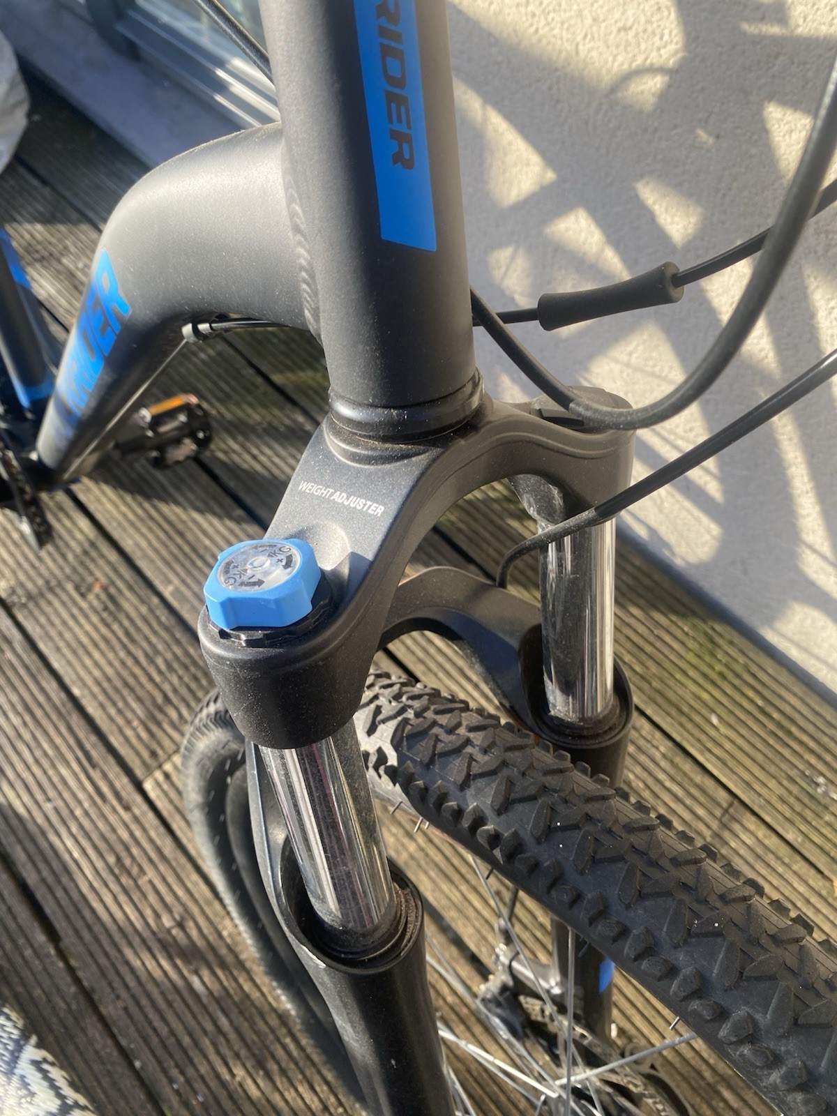 Decathlon Rockrider ST100 Mountain Bike 27.5", Black and Blue | eBay UK