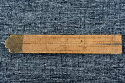 Folding Ruler Stanley 2 Ft. No. 63 Boxwood Made in USA VTG | eBay