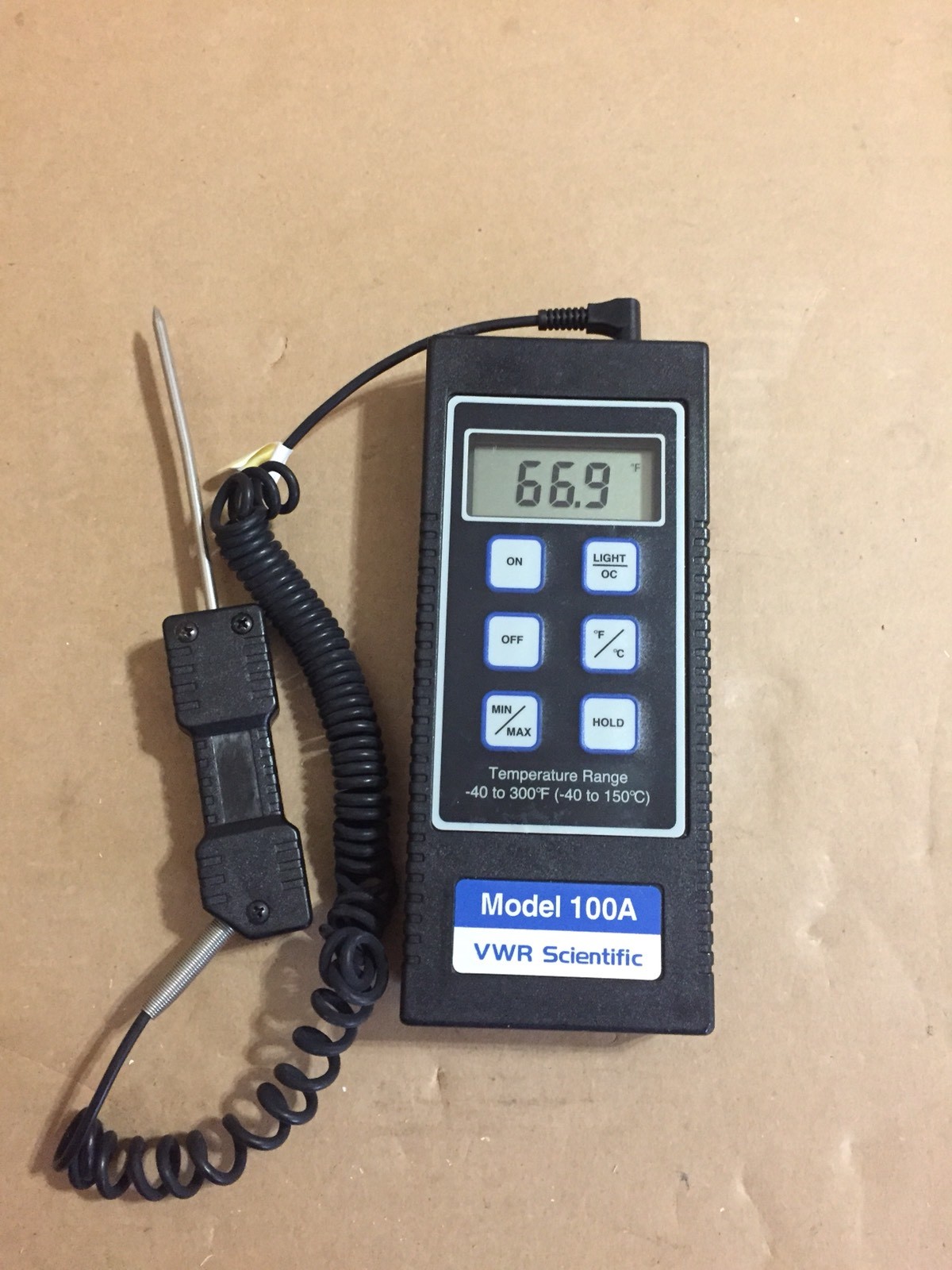 VWR 100A Digital Thermometer With Probe and Case for sale online | eBay