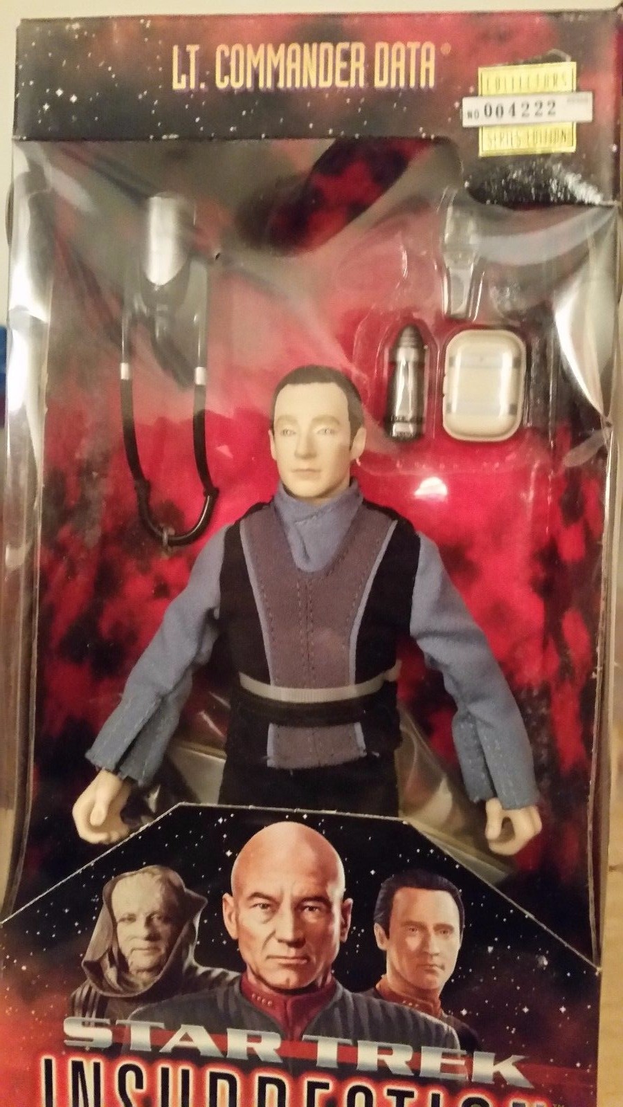 Star Trek Insurrection 9" Lt. Commander Data | eBay