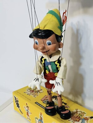 Rare Pelham Walt Disney PINOCCHIO Marionette Puppet 1984 VTG NUMBERED ...