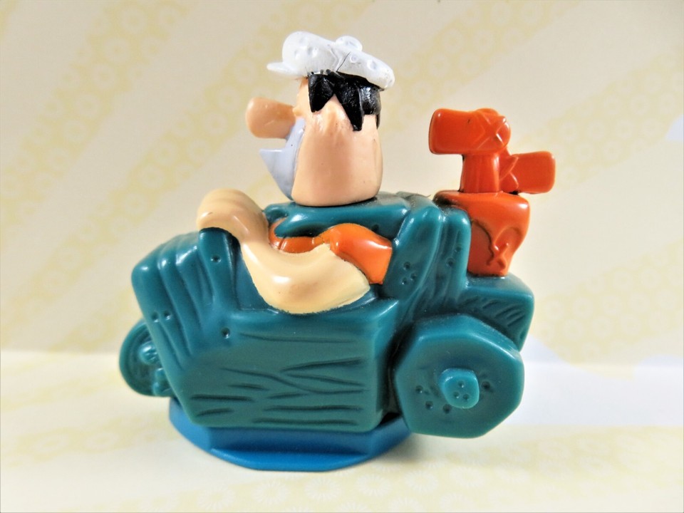 Fred Flintstone In Golf Cart Rolling Ink Stamper 1995 H.B.P.I Taco Bell ...
