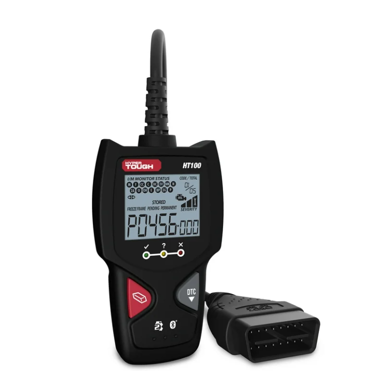 Hyper Tough HT100 Code Reader, 1996 & Newer OBD2 Vehicles, Free Fix ...