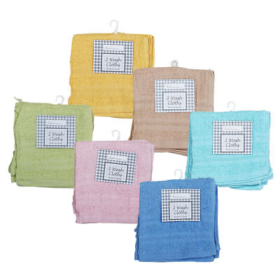 Wash Cloth 12"x12"- Assorted Colors-Set of 24 -NWT | eBay