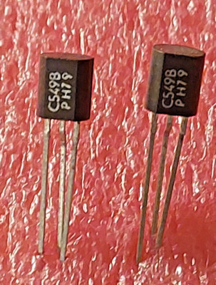 5PCS BC549B NPN SI. TRANSISTOR 30V 0.1A 625mW 250MHz TO92 Philips | eBay