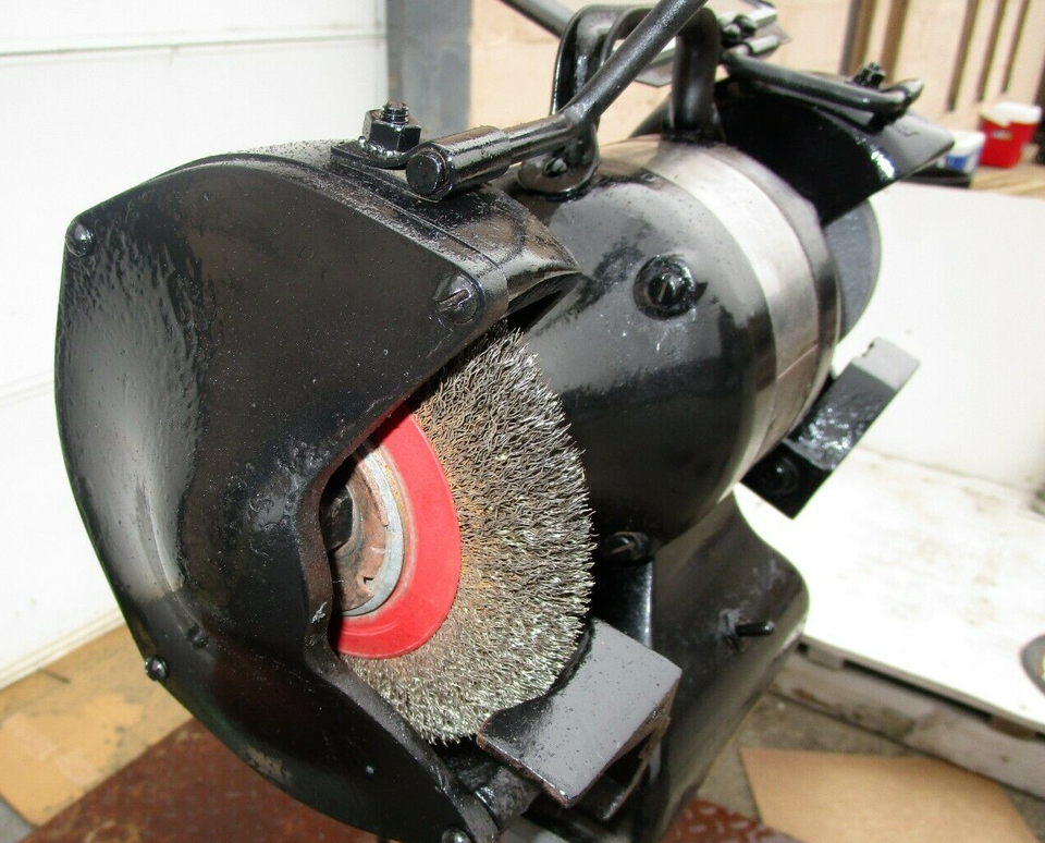 Vintage Black Decker 6" Heavy Duty Bench Grinder w/ Eye Shields | eBay