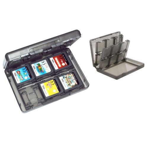 24 DS Game Case Holder for Nintendo 3DS DSi XL Lite DS GREY 3DS 2DS DSi ...