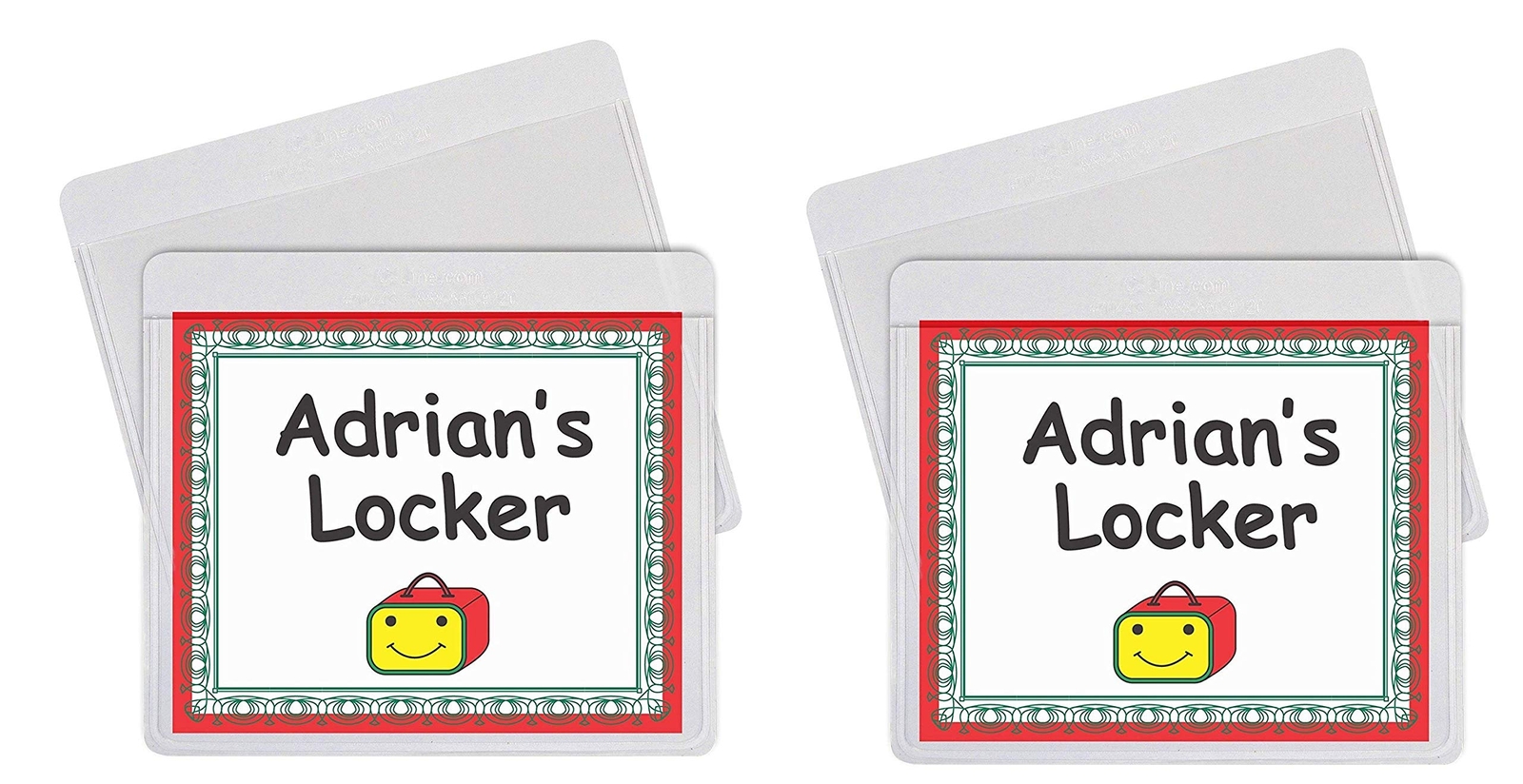 70443 Self-Adhesive Labeling Pockets, Top Load, 3 3/4 x 3, 4.25"Height ...