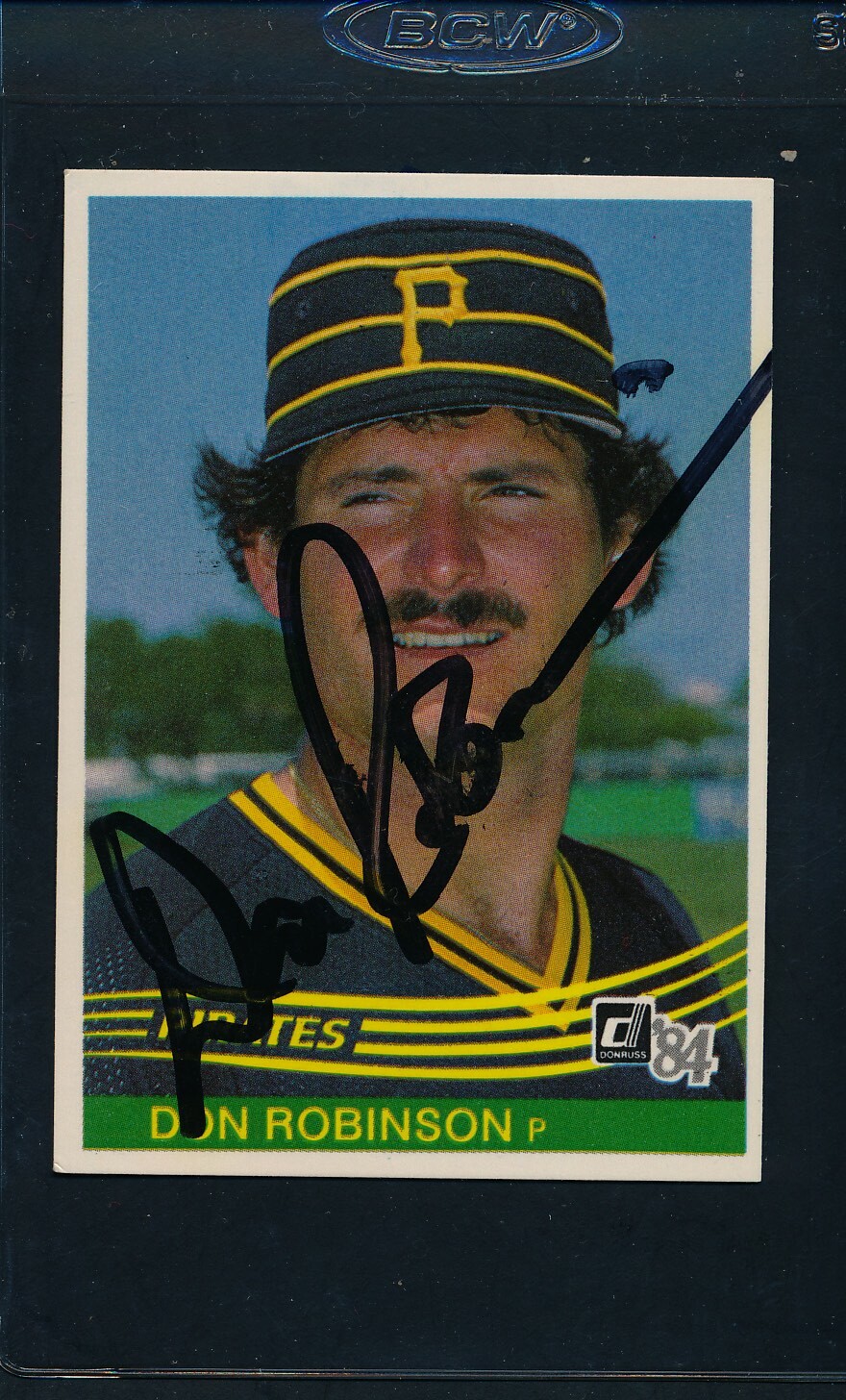 1984 Donruss #532 Don Robinson Pirates Signed Auto *45600 | eBay