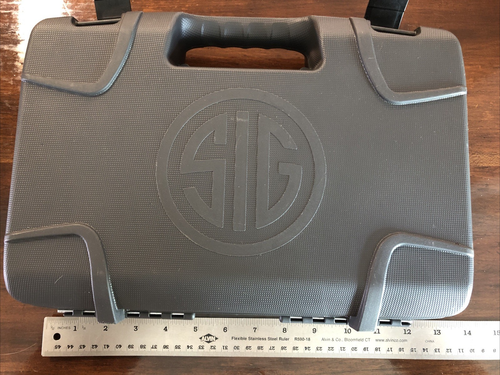 OEM Sig Sauer Lrg Pistol Hard Case Polymer For P320 P250 1911 W/Foam 13 ...