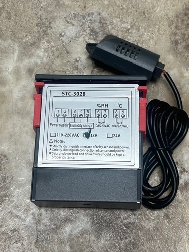 STC-3028 Digital LCD Temperature Humidity Controller Thermostat 12V | eBay