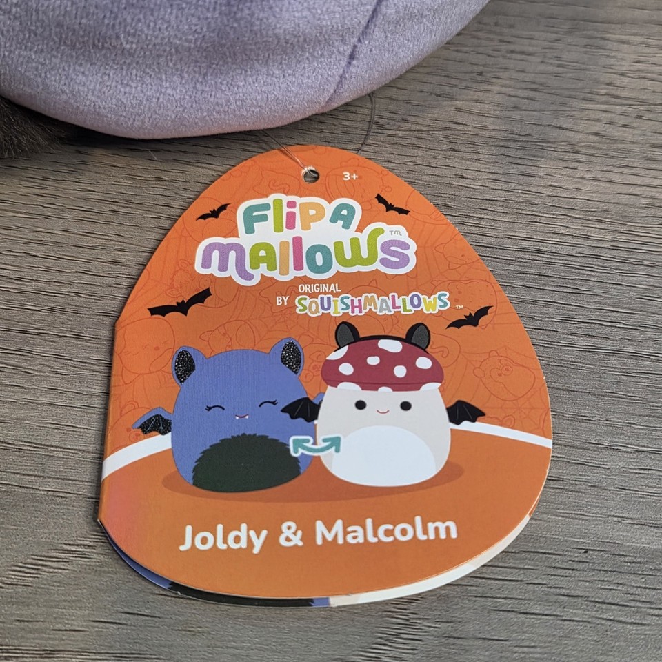 NWT Flipamallows by Squishmallow Joldy & Malcolm 8" Reversible Plush Toy | eBay