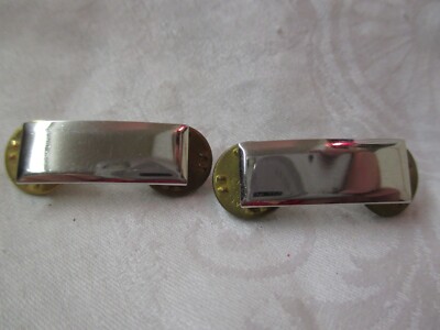 Vintage pair silver tone Pins Pinbacks Lieutenant Bars 6W | eBay