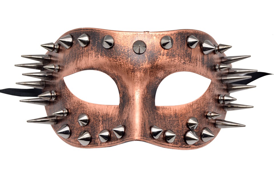 Unisex Steampunk Fantasy Aesthetic Masquerade Party Custom Spike Mask ...