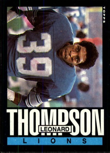 1985 Topps Football Card #64 Leonard Thompson | eBay