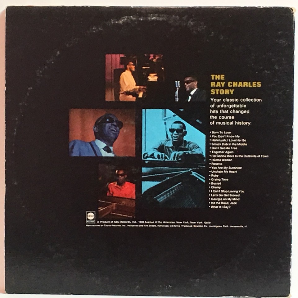 RAY CHARLES The Ray Charles Story ABC 2xLP QB0-91036 Mono VG | eBay