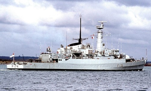 ROYAL NAVY TYPE 21 FRIGATE HMS ALACRITY IN APRIL 1984 | eBay UK