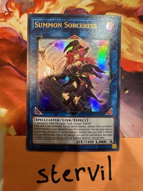 Yu-Gi-Oh! TCG Summon Sorceress Shonen Jump Magazine Promos JUMP-EN084 ...