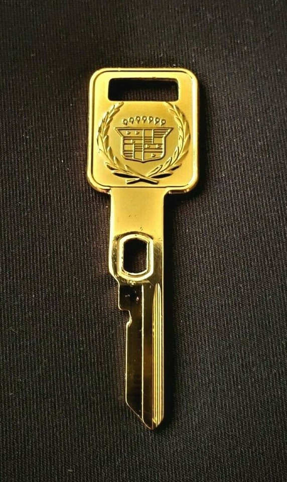 Rare Cadillac Gold Key - Blank VATS - Ignition Key | eBay