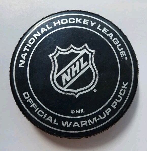 3/4/2026 Canucks Vs. Hurricanes Official Warm Up Puck *Brandon Bussi ...