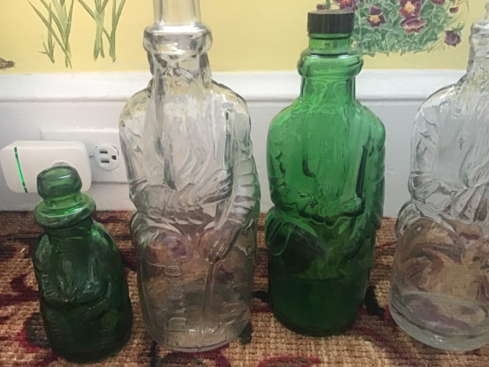 5 Antique H. Ricker & Sons POLAND WATER Moses Mineral Spring Bottle ...