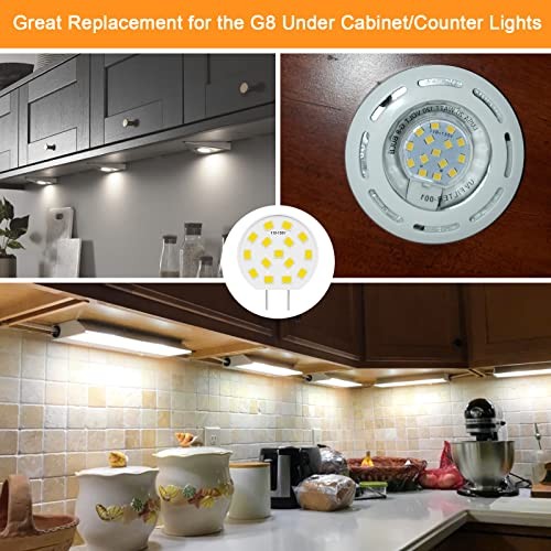 G8 LED Bulb Dimmable, 3W Puck Light Bulbs, 20W-25W Halogen Bulb ...