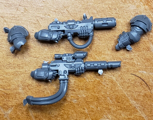 40k Astra Militarum Bits Tempestus Scions Hotshot Lasgun & Meltagun Set ...