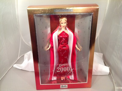 Barbie 2000 Collector Edition Mattel #27409 Doll In A Red Gown NIB ...