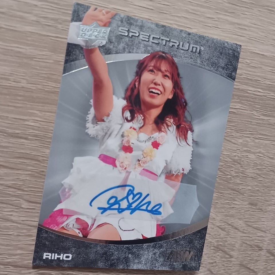 AEW Riho Autograph Card Women's Pro Wrestling Card Stardom STARDOM | eBay
