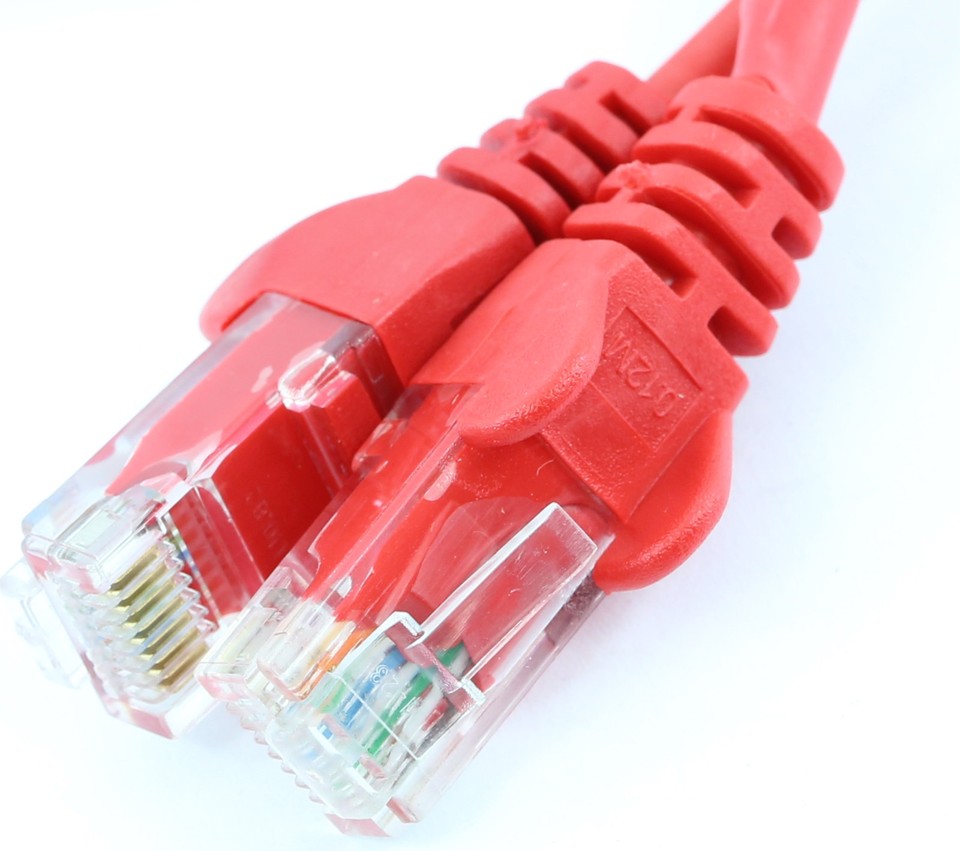 Ethernet Network Cable RJ45 Internet LAN Patch LEAD Cat5e Snagless ...