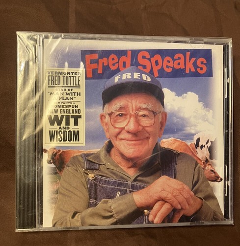 Fred Speaks Vermont Or Fred Tuttle Wit & Wisdom CD NEW Man With A Plan ...
