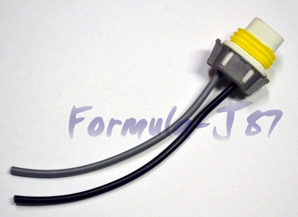 Wire Pigtail Female Ceramic C 880 Fog Light Two Harness Bulb Socket ...