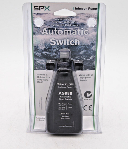Johnson Pump AS888 Automatic Float Switch 26014 SPX Universal 12, 24, 32V | eBay