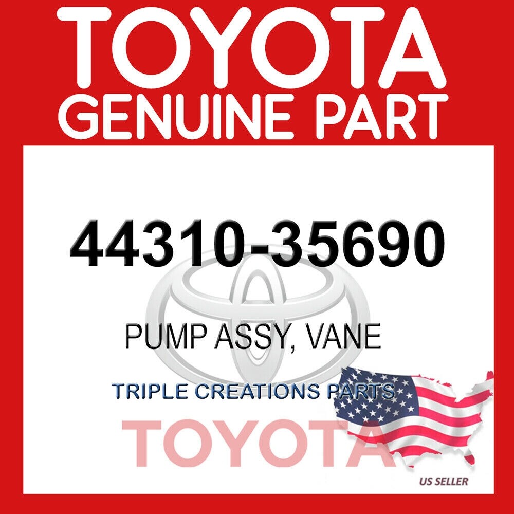 4431035690 GENUINE Toyota PUMP ASSY, VANE 44310-35690 OEM | eBay UK