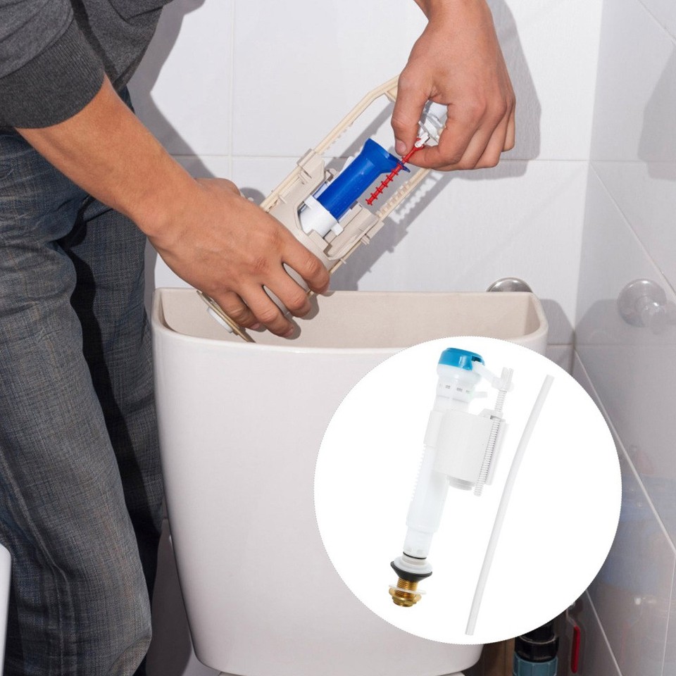 Toilet Tank Fill Valve Replacement Accessory Side Entry Inlet Valve for ...