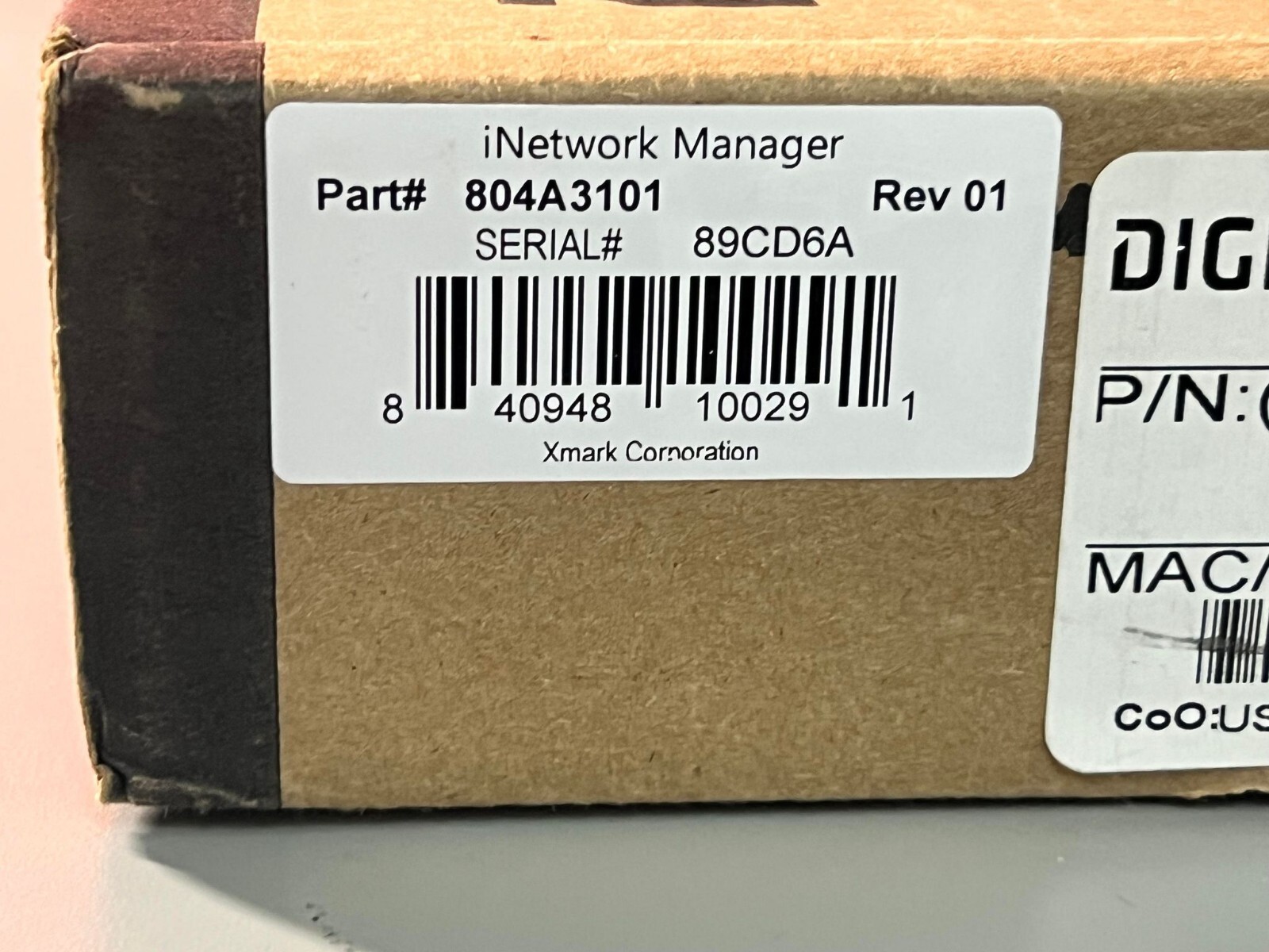 DIGI DC-SP-01-S STANLEY HEALTHCARE ROAMALERT INTEGRATED NETWORK MANAGER ...