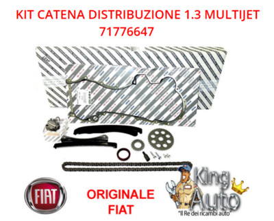 KIT CATENA DISTRIBUZIONE 13 PZ FIAT 1.3 MULTIJET PUNTO PANDA ORIGINALE ...