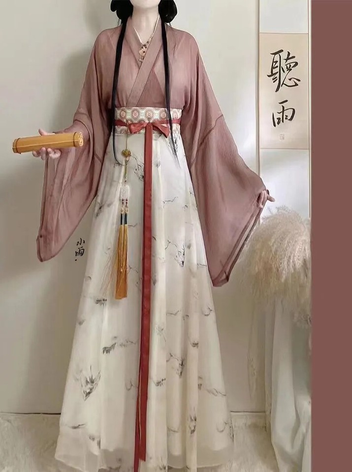 Chinese Style Hanfu Dress Women Traditional Embroidery Dress Cosplay ...